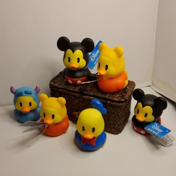 Disney | Toys | Disney Mickey Mouse Rubber Duck Set Multicolor | Poshmark